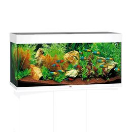 JUWEL Rio 180 LED Komplett Aquarium ohne Schrank wei&szlig;