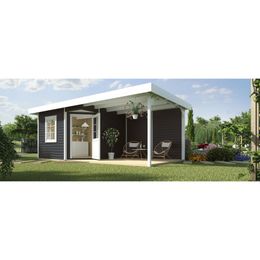 Weka Gartenhaus 'Fides' Gr&ouml;&szlig;e 1, anthrazit