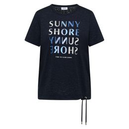 Cecil T-Shirt Damen Gr&ouml;&szlig;e XS blau / nachtblau / wei&szlig;