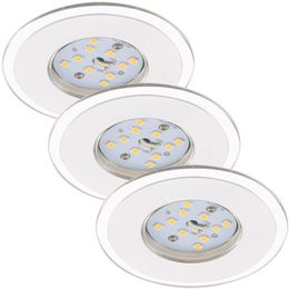 Briloner LED-Einbauleuchtenset 5,5 W 470 lm 3 St&uuml;ck