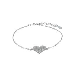 Akzent Armband 'Tavi' Damen Gr&ouml;&szlig;e 17 cm silber