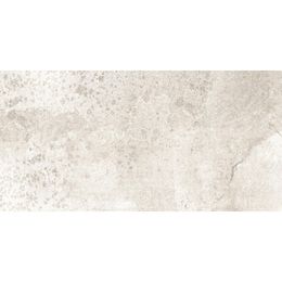 Bodenfliese 'Materia' Feinsteinzeug grau 30 x 60 cm