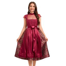 Yesfashion Dirndl female size 34 Dark red