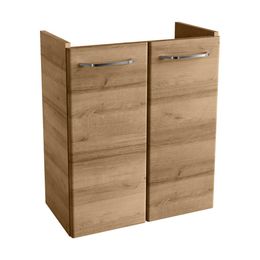 Fackelmann Waschbeckenunterschrank 'Milano' braun foliert 52 x 61 x 27,5 cm