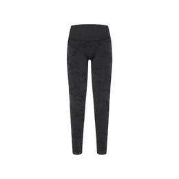 Senses.the Label Sport-Leggings PA:LINA mit Intarsienmuster Damen Gr&ouml;&szlig;e XL schwarz