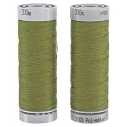 GERSTER N&auml;hgarn Polyester gr&uuml;n 2,2 x 9 cm