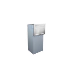 Renz F-05-B XXL Edelstahl Durchwurf Paket-Briefkasten (T:30-51 cm)