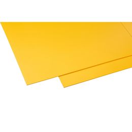 Gutta Kunststoffplatte 'Hobbycolor' gelb 50 x 50 x 0,3 cm