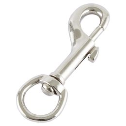 Bolzenkarabiner Zinkdruckguss vernickelt 78 mm