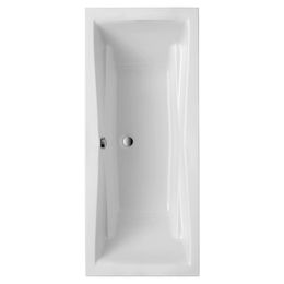 Ottofond Badewanne 'Atlanta Duo' rechteckig wei&szlig; 180 x 80 cm
