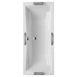 Ottofond Badewanne 'Atlanta Duo' rechteckig wei&szlig; 190 x 80 cm
