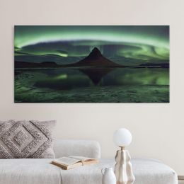 Bilderwelten Akustikbild Polarlicht in Island