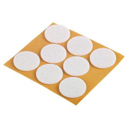 toom Filzgleiter selbstklebend wei&szlig; &Oslash; 2,8 cm 8 St&uuml;ck