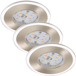 Briloner LED-Einbauleuchtenset 5,5 W 470 lm 3 St&uuml;ck
