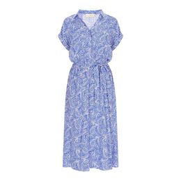 Gaya Blusenkleid 'Retro' Damen Gr&ouml;&szlig;e 36 blau / wei&szlig; Sommerkleid