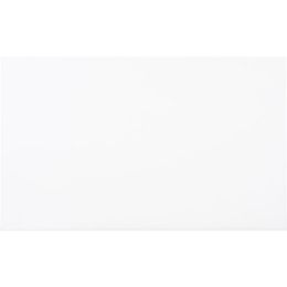 Wandfliese 'Atrium' Steingut wei&szlig; mate blanco 33,3 x 55 cm