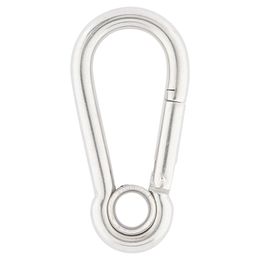 Seilflechter Karabinerhaken Edelstahl A4 geschlossen &Oslash; 10 x 100 mm