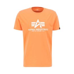 Alpha Industries Shirt 'Basic Logo' Herren Gr&ouml;&szlig;e L orange
