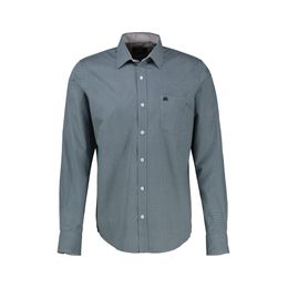 Lerros Button Up Shirt male size XL Navy / Smoke blue / Aqua