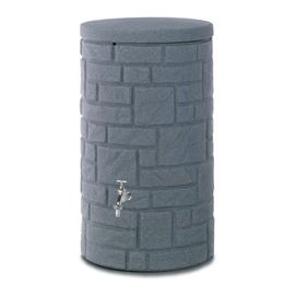 ARVES Regentonne 'Arcado' granitfarben 230 l