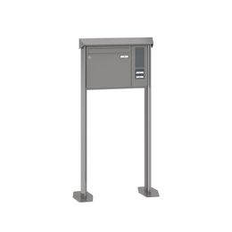 Renz Prisma freistehende Briefkastenanlage mit Sprechanlage RAL9007