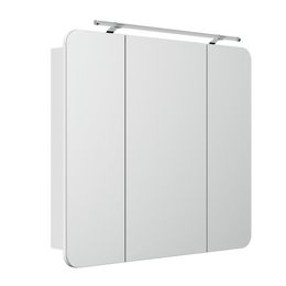 Fackelmann LED-Spiegelschrank 'Milano' wei&szlig; 89,9 x 78 x 15,8 cm