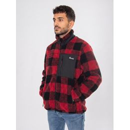 Penfield &Uuml;bergangsjacke 'The Checked Mattawa Jacket Black' Herren Gr&ouml;&szlig;e M rot / schwarz Sommerjacke