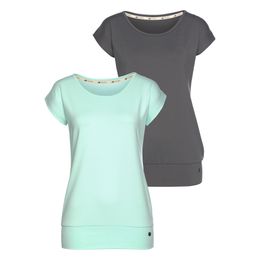 OCEAN SPORTSWEAR Shirt Damen Gr&ouml;&szlig;e L t&uuml;rkis / grau