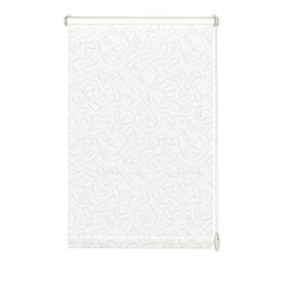 Gardinia EasyFix Rollo 'Dekor' Jahreszeiten wei&szlig; 75 x 150 cm