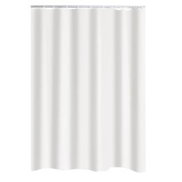 toom Duschvorhang Textil 'Madison' wei&szlig; 180 x 200 cm