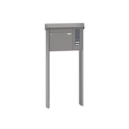 Renz Prisma freistehende Briefkastenanlage mit Sprechanlage RAL9007