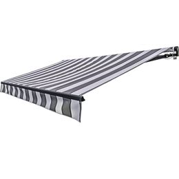 Garden Pleasure Gelenkarmmarkise mit Volant 395 x 250 cm