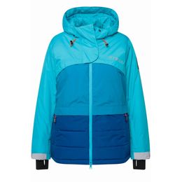 Ulla Popken Performance Jacket female size 9XL/10XL Blue / Turquoise / Dark blue
