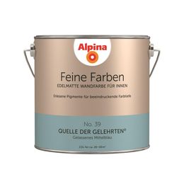 Alpina Feine Farben 'Quelle der Gelehrten' mittelblau seidenmatt 2,5 l