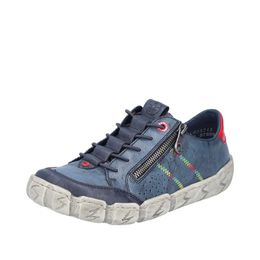 Rieker Lace-Up Shoes 'L0357' female size 42 Blue / Light green / Light red