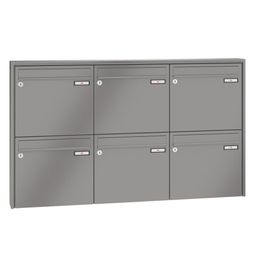 Renz Quadra Aufputzbriefkastenanlage 6-fach DB703