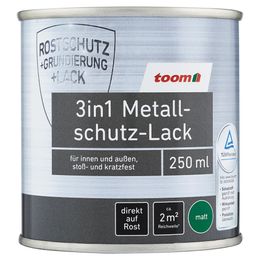 toom 3in1 Metallschutzlack blau matt 250 ml
