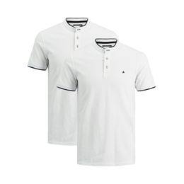 Jack & Jones Jack & Jones Shirt 'Paulos Mao' Herren Gr&ouml;&szlig;e XXL wei&szlig;