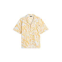 Tommy Hilfiger Button Up Shirt 'Essential' male size M Yellow / White