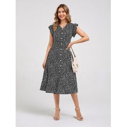 Lapaplus Sommerkleid 'Women Dress' Damen Gr&ouml;&szlig;e 44 schwarz