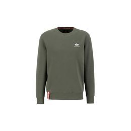 Alpha Industries Sweatshirt 'Basic Small Logo' Herren Gr&ouml;&szlig;e XL oliv