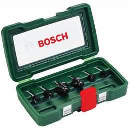 Bosch Fr&auml;ser-Set 6-teilig &Oslash; 6 mm