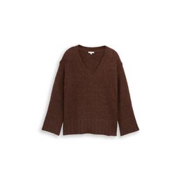 Tom Tailor Women + Pullover Damen Gr&ouml;&szlig;e XXL dunkelbraun