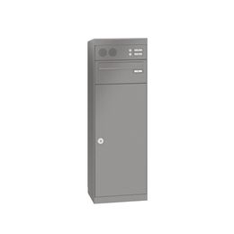 Renz Paketbriefkasten Qubo L mit Briefkasten & Sprechsieb RAL9016