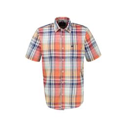 Lerros Button Up Shirt male size 6XL Blue / Orange / White