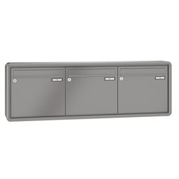 Renz RS2000 Aufputzbriefkastenanlage 3-fach RAL7016