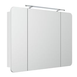 Fackelmann LED-Spiegelschrank 'Milano' wei&szlig; 109,9 x 78 x 15,8 cm