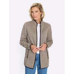 Strickfleecejacke