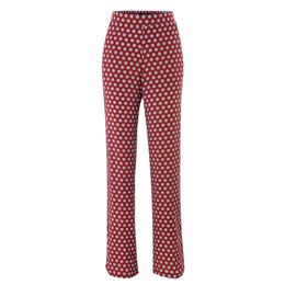 Aniston Casual Pyjamahose Damen Gr&ouml;&szlig;e M hellgrau / bordeaux Sommerkleid