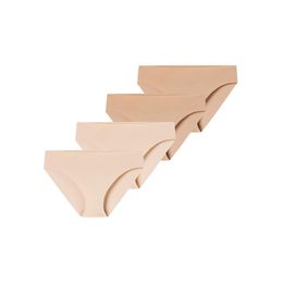 Schiesser Slip ' Invisible Light ' Damen Gr&ouml;&szlig;e S beige / nude / sand